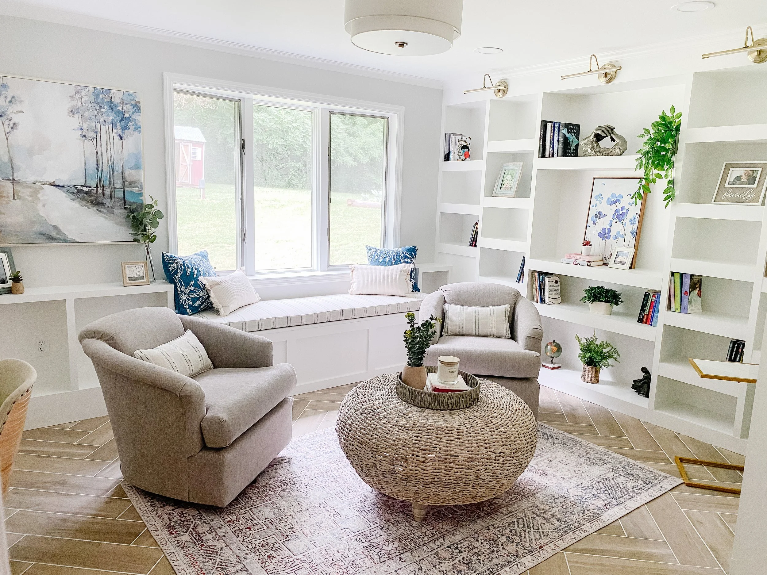 Custom Home Library — Bella Via Design