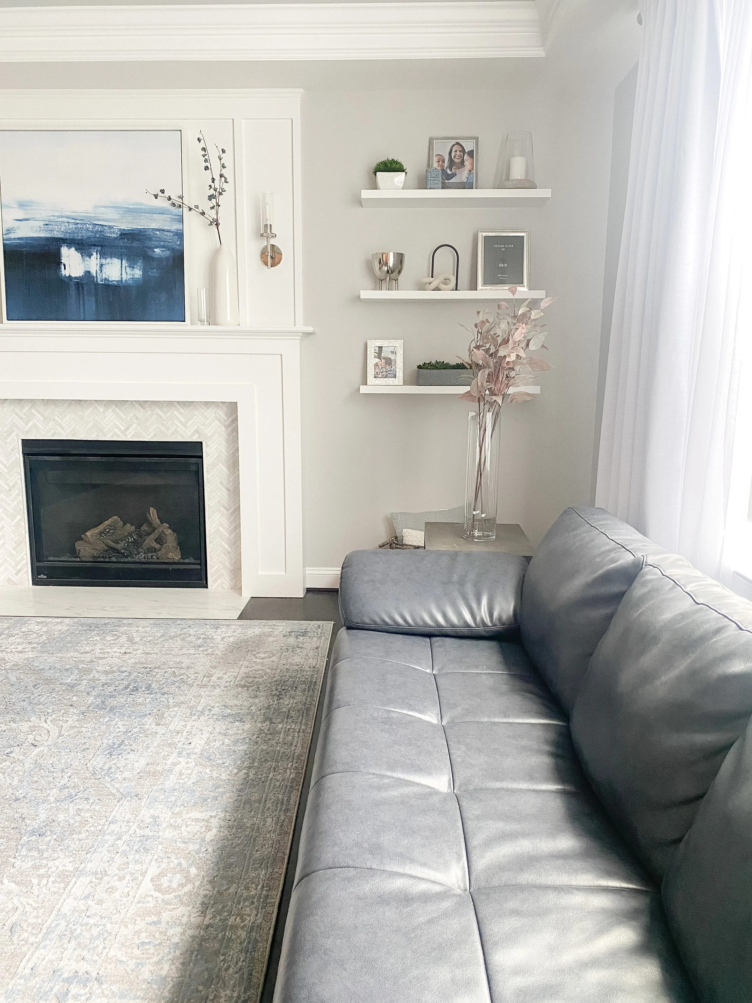 Fireplace Mantle Makeover — Bella Via Design