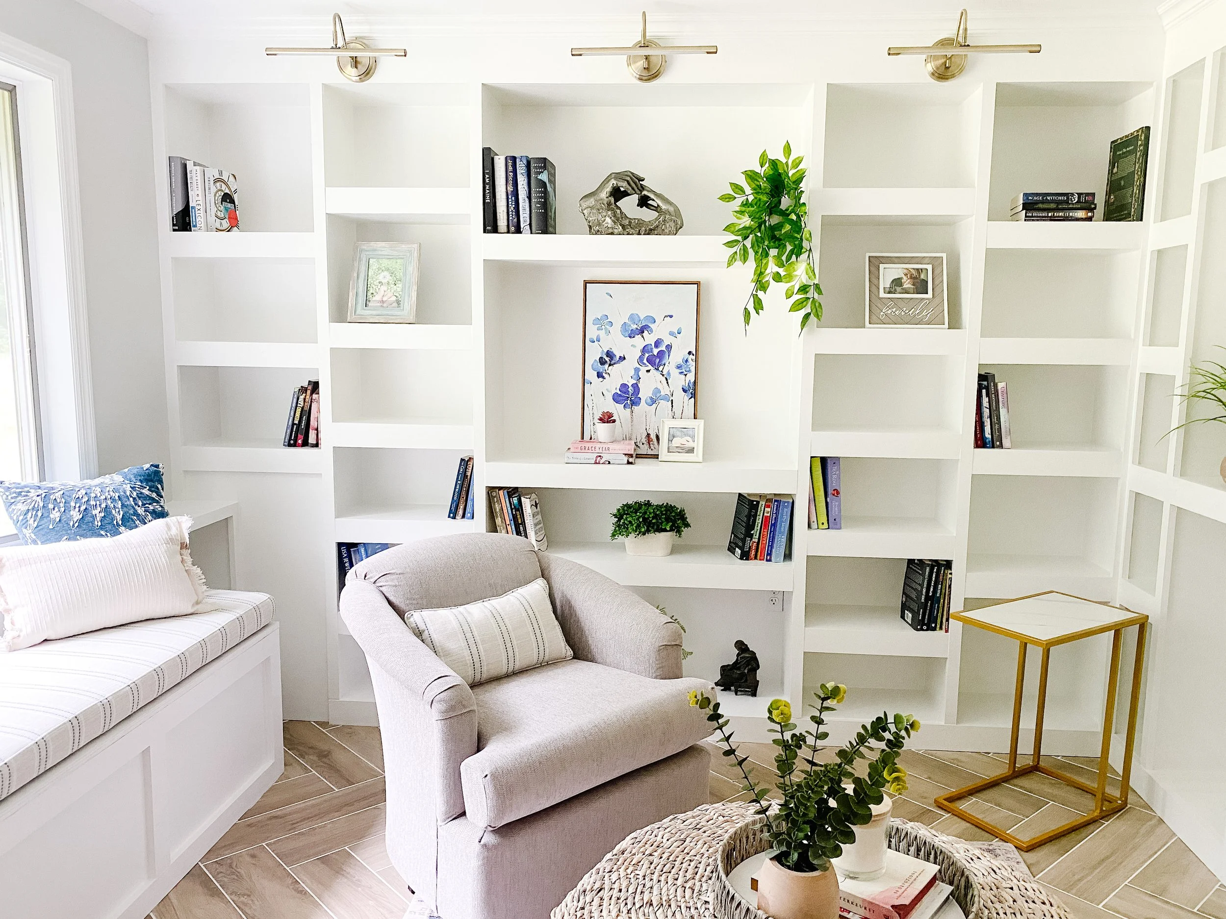 Custom Home Library — Bella Via Design