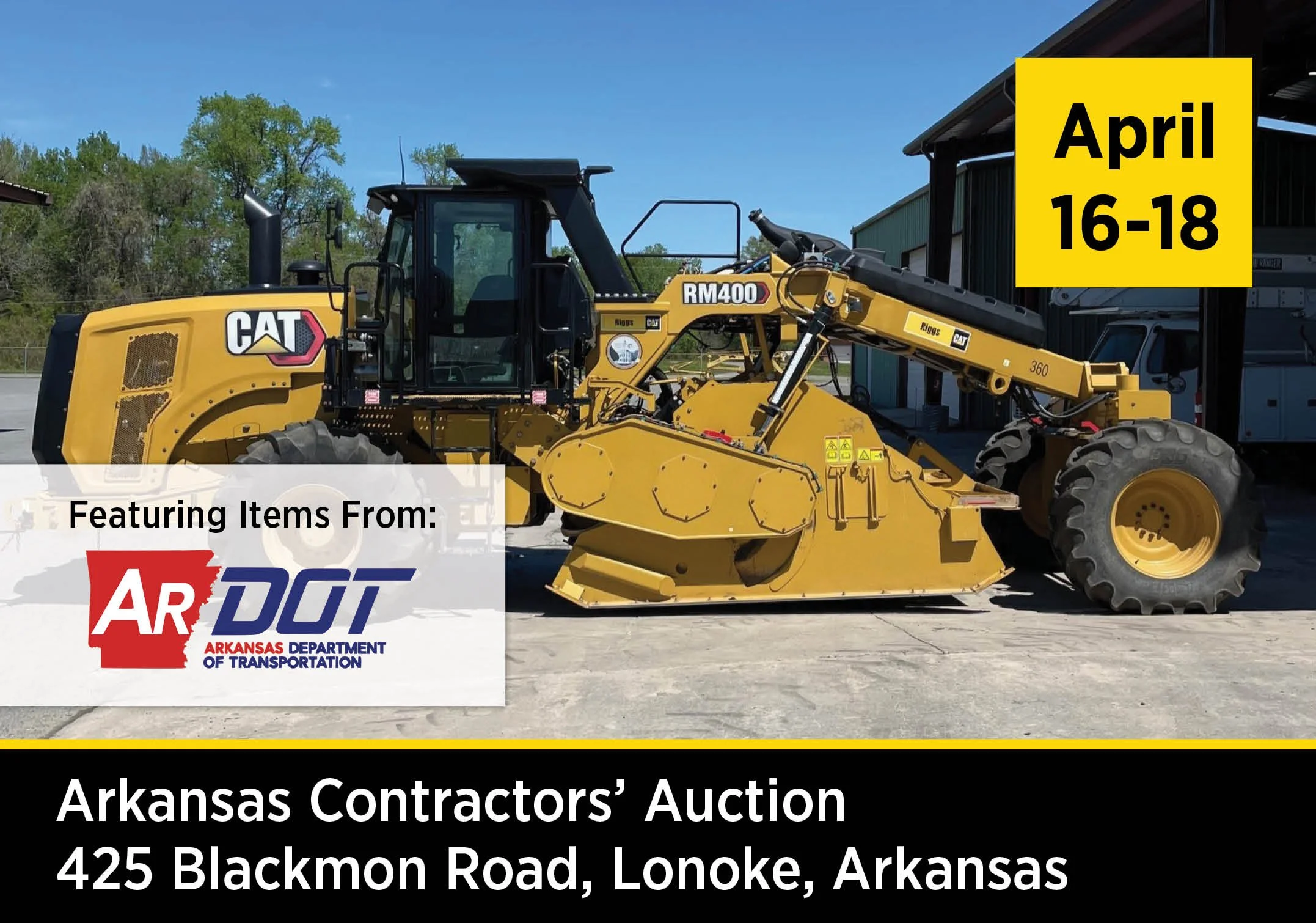 AR Contractors’ Auction: April — Blackmon Auctions
