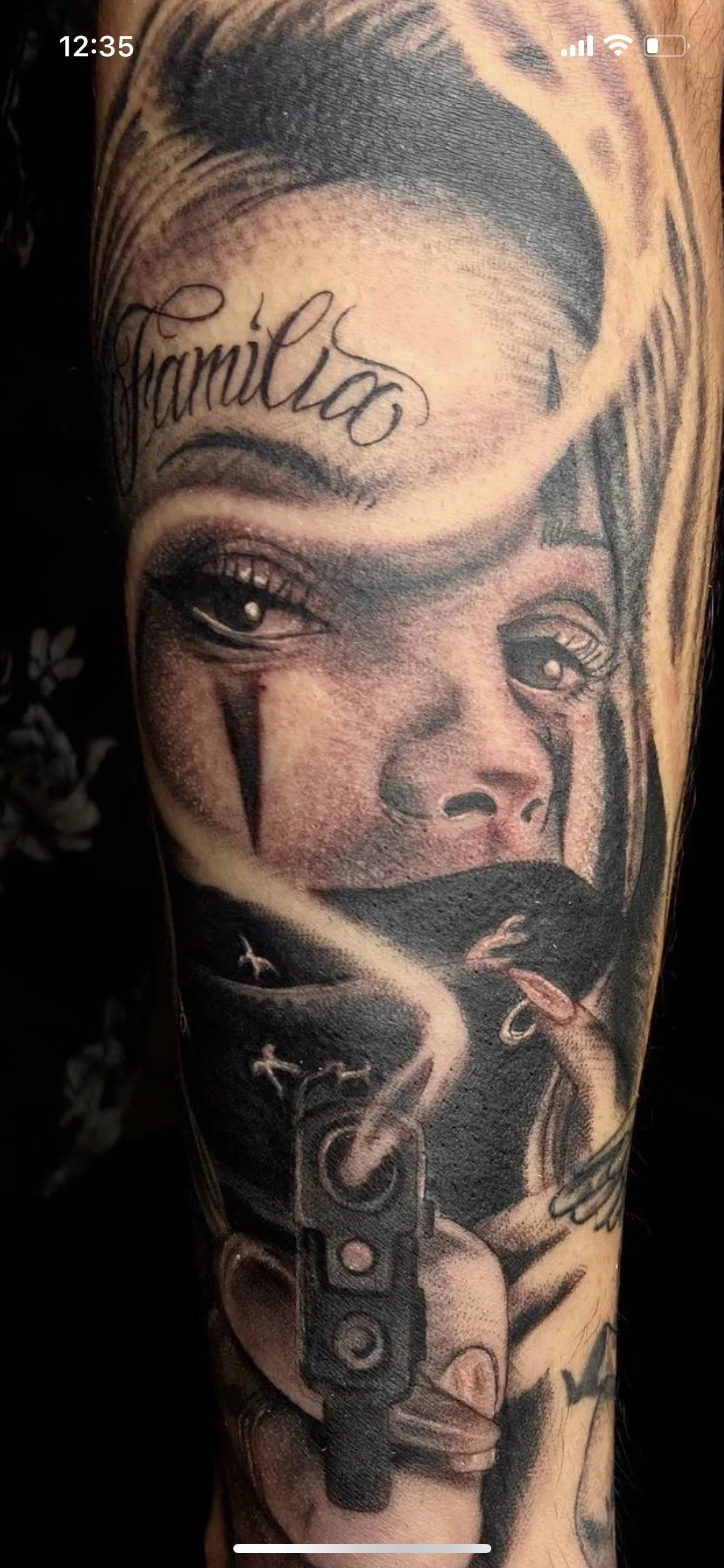 Mano Live Free Tattoo