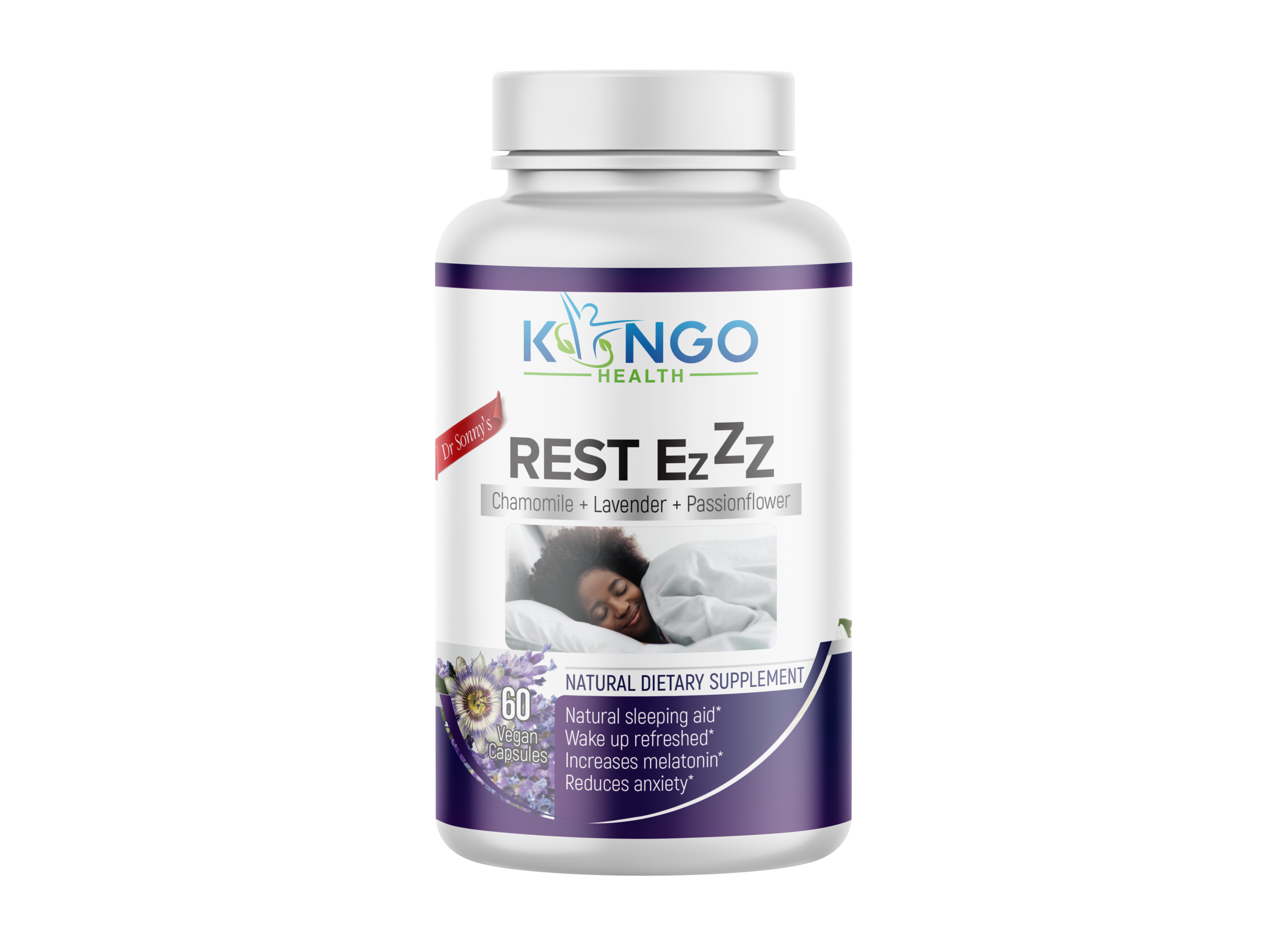 Dr. Sonny's Rest EZZZ (60 capsules) — Kongo Health
