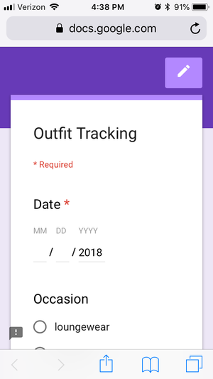 Wardrobe Inventory and Outfit Logging Methods — M Gets Dressed