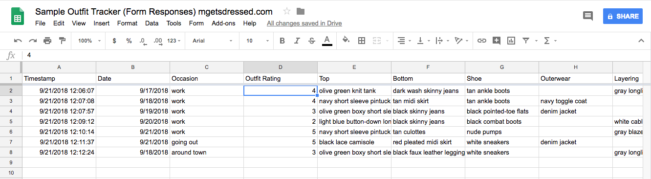 Wardrobe Inventory and Outfit Logging Methods — M Gets Dressed