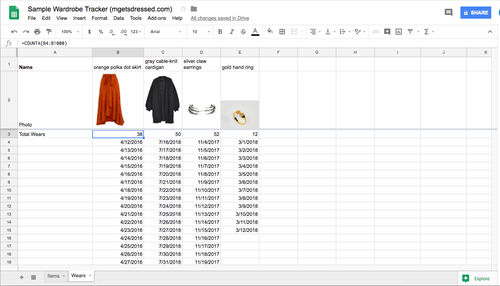 Wardrobe Inventory and Outfit Logging Methods — M Gets Dressed