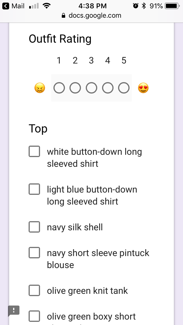 Wardrobe Inventory and Outfit Logging Methods — M Gets Dressed