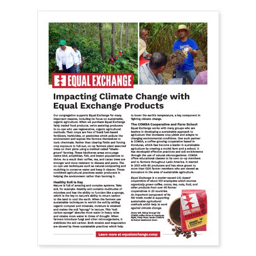 Church Bulletins — Equal Exchange Resource Center