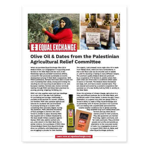 Church Bulletins — Equal Exchange Resource Center
