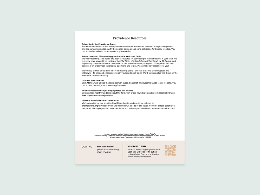 Believe His Testimony - John 5:30-47 — Providence Presbyterian Church