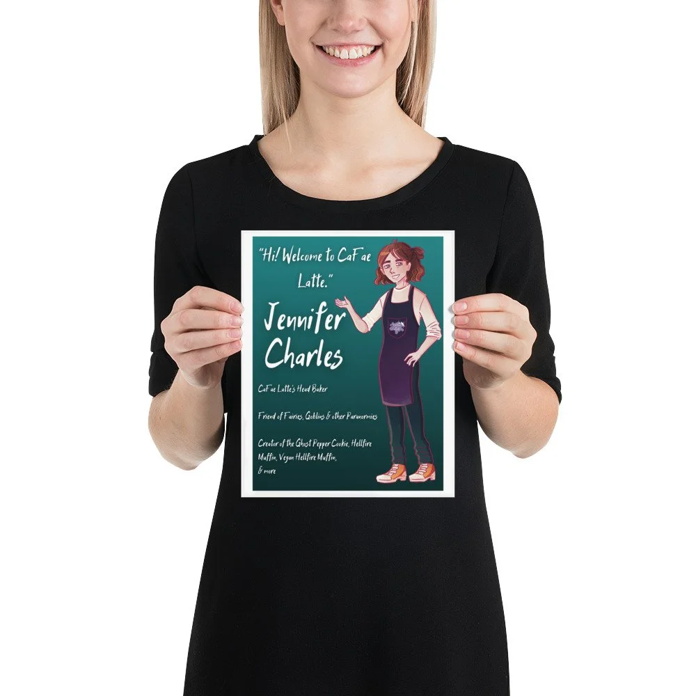 Jennifer Charles Poster — C. M. Alongi