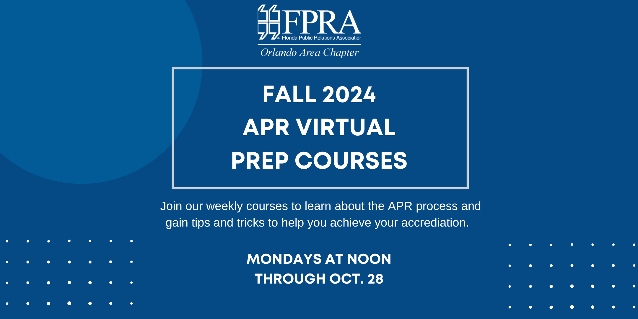 Events — FPRA Orlando Area Chapter