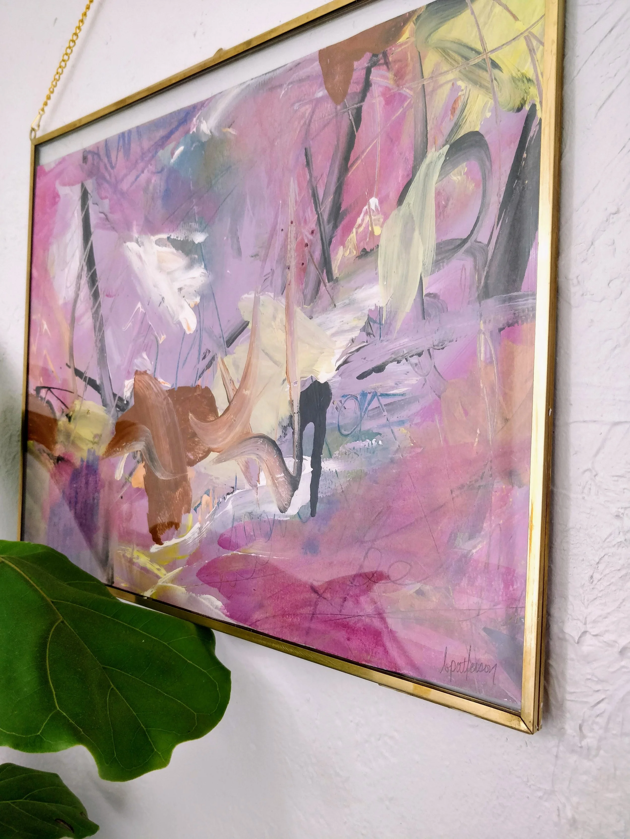 Brandy M Patterson is the artist that paints what she hears in music.