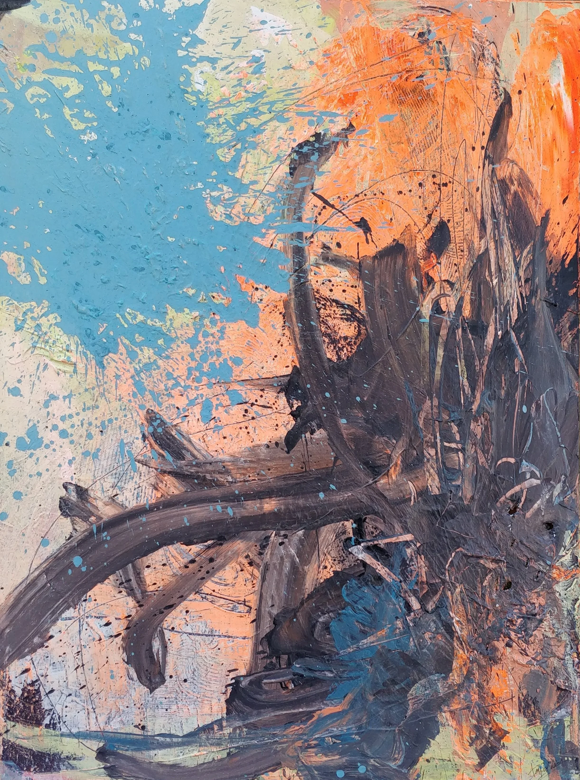 Brandy M Patterson is the artist that paints what she hears in music.