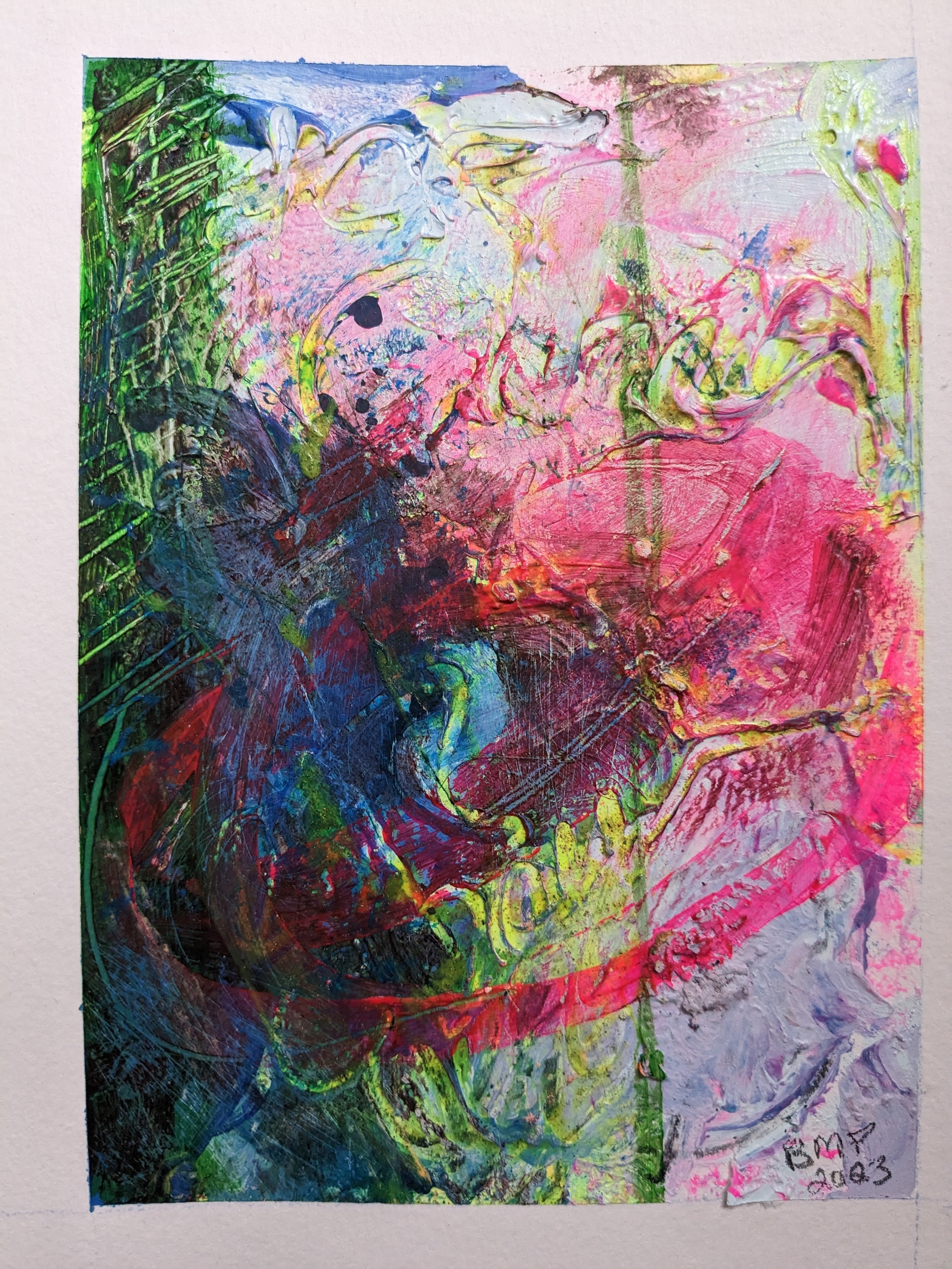 Brandy M Patterson is the artist that paints what she hears in music.