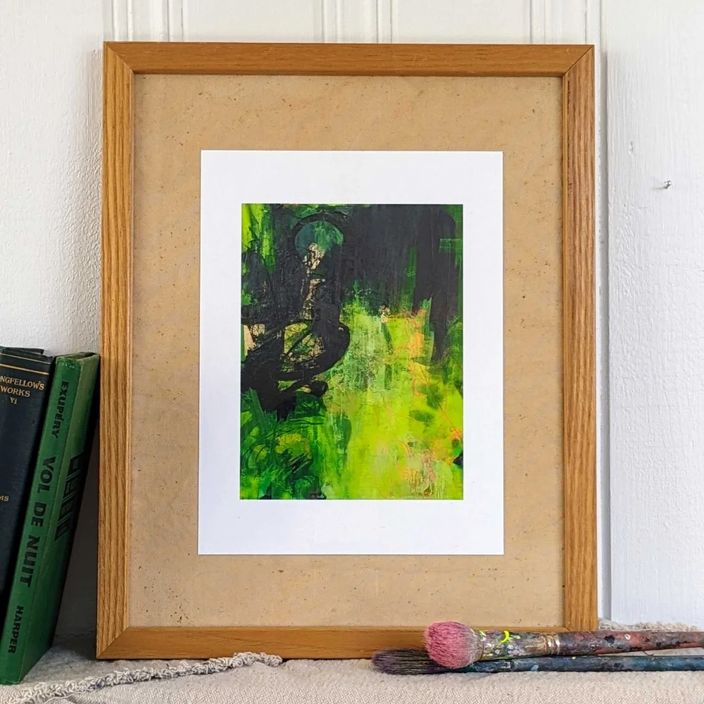 Brandy M Patterson is the artist that paints what she hears in music.