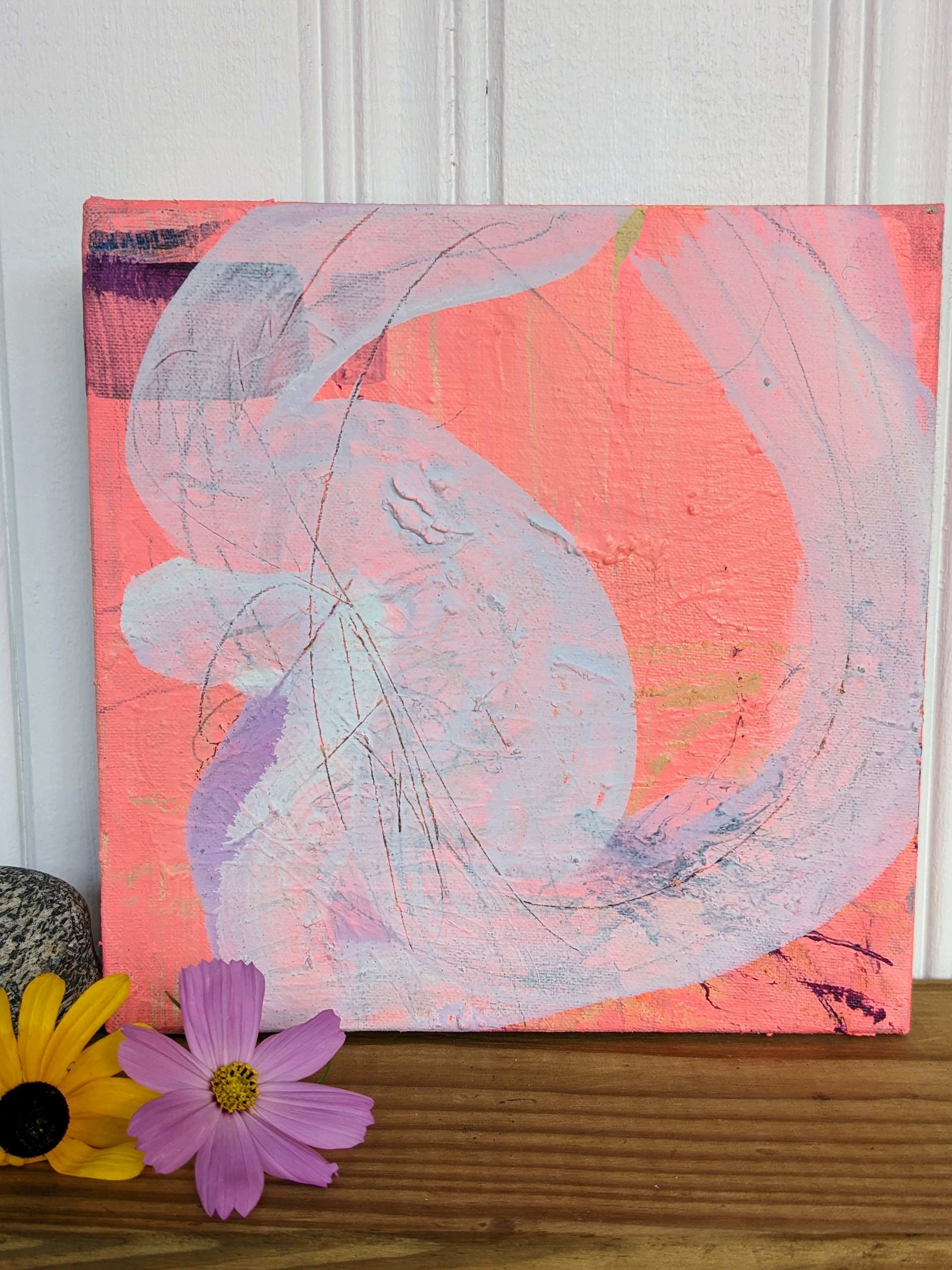 Brandy M Patterson is the artist that paints what she hears in music.