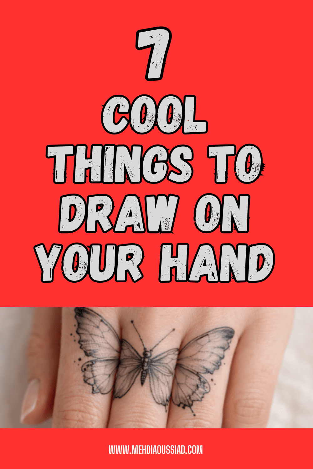 7 Cool Things To Draw On Your Hand | Awesome Ideas