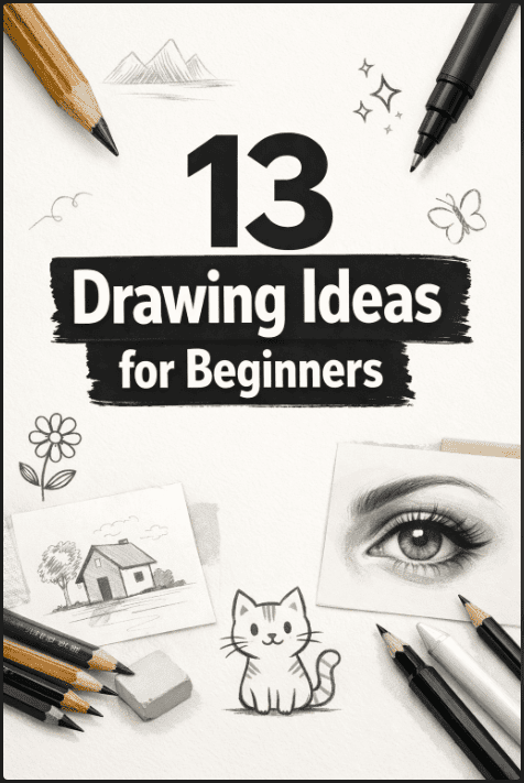 13 Drawing Ideas for Beginners That Build Skills