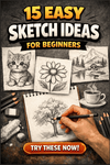 15 Easy Sketch Ideas for Beginners to Try Today