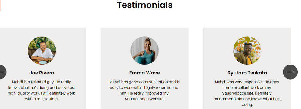 How to Add a Squarespace Testimonial Slider to Your Website