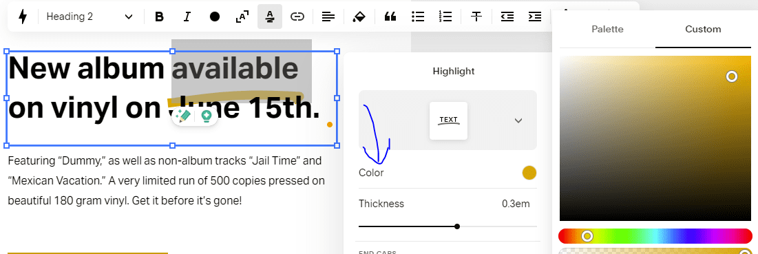 How to Highlight Text in Squarespace? Our Full Guide