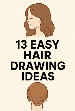 13 Easy Hair Drawing Ideas for Beginners