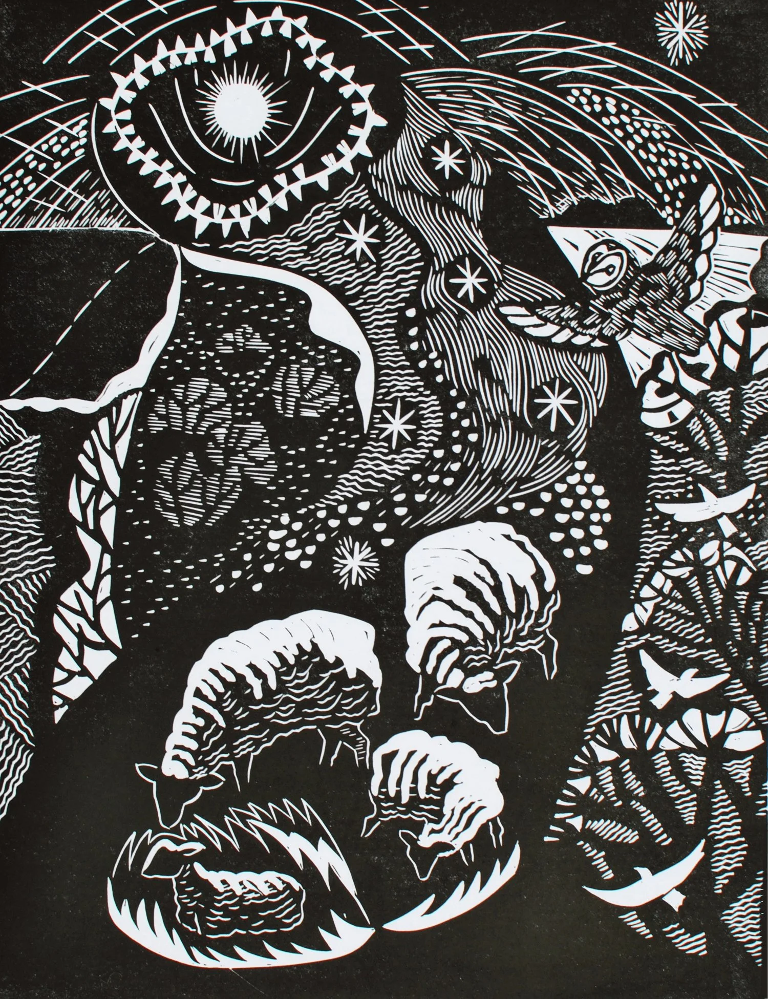 Linocut Prints — Luna North | Artist & Printmaker | Devon