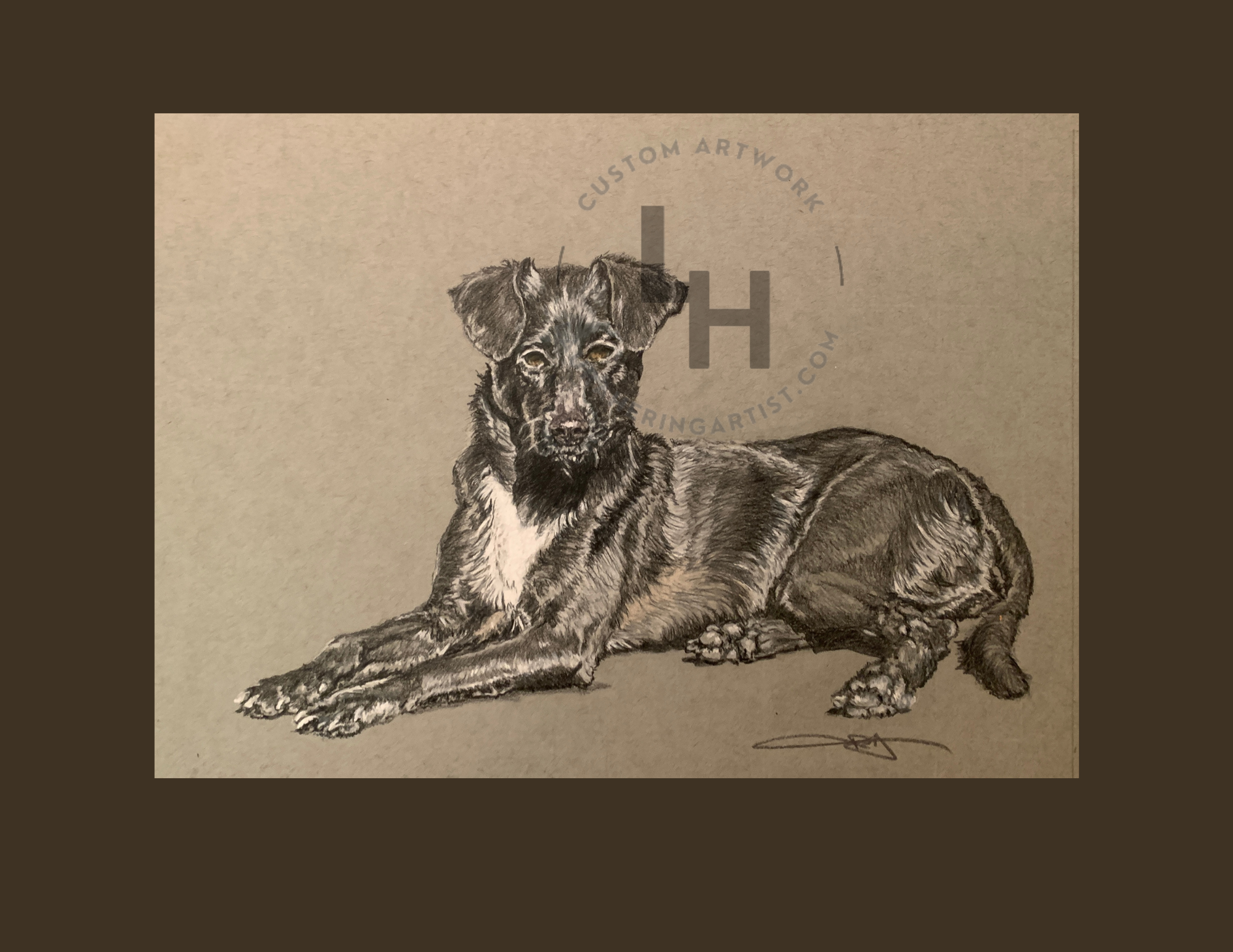 Laura Hering Best Pet Portrait Artist | Local Artist Pet Portraits