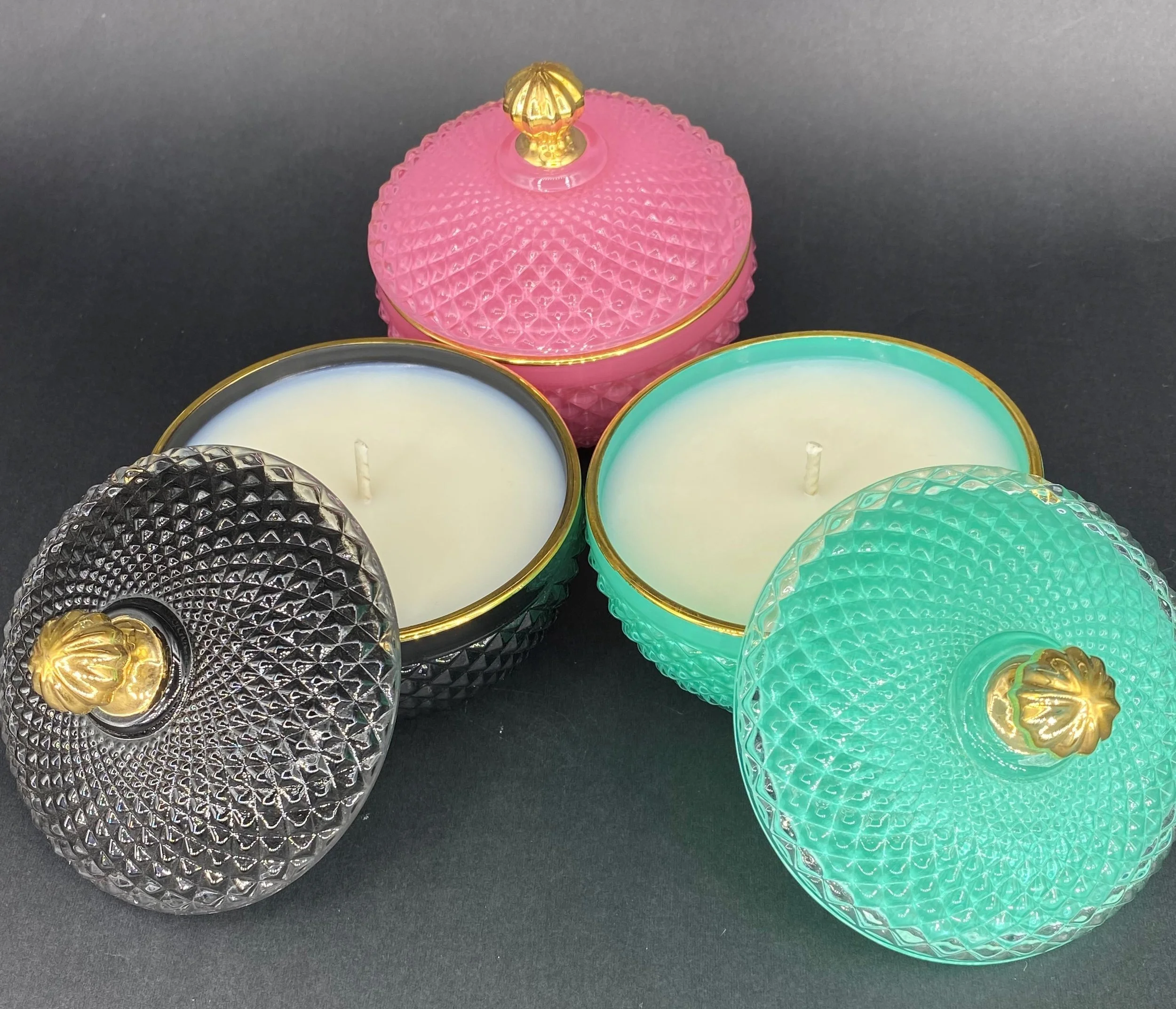 THE BLING COLLECTION: JUMBO 1.2KG CANDLE with Gift Box and Ribbon ...