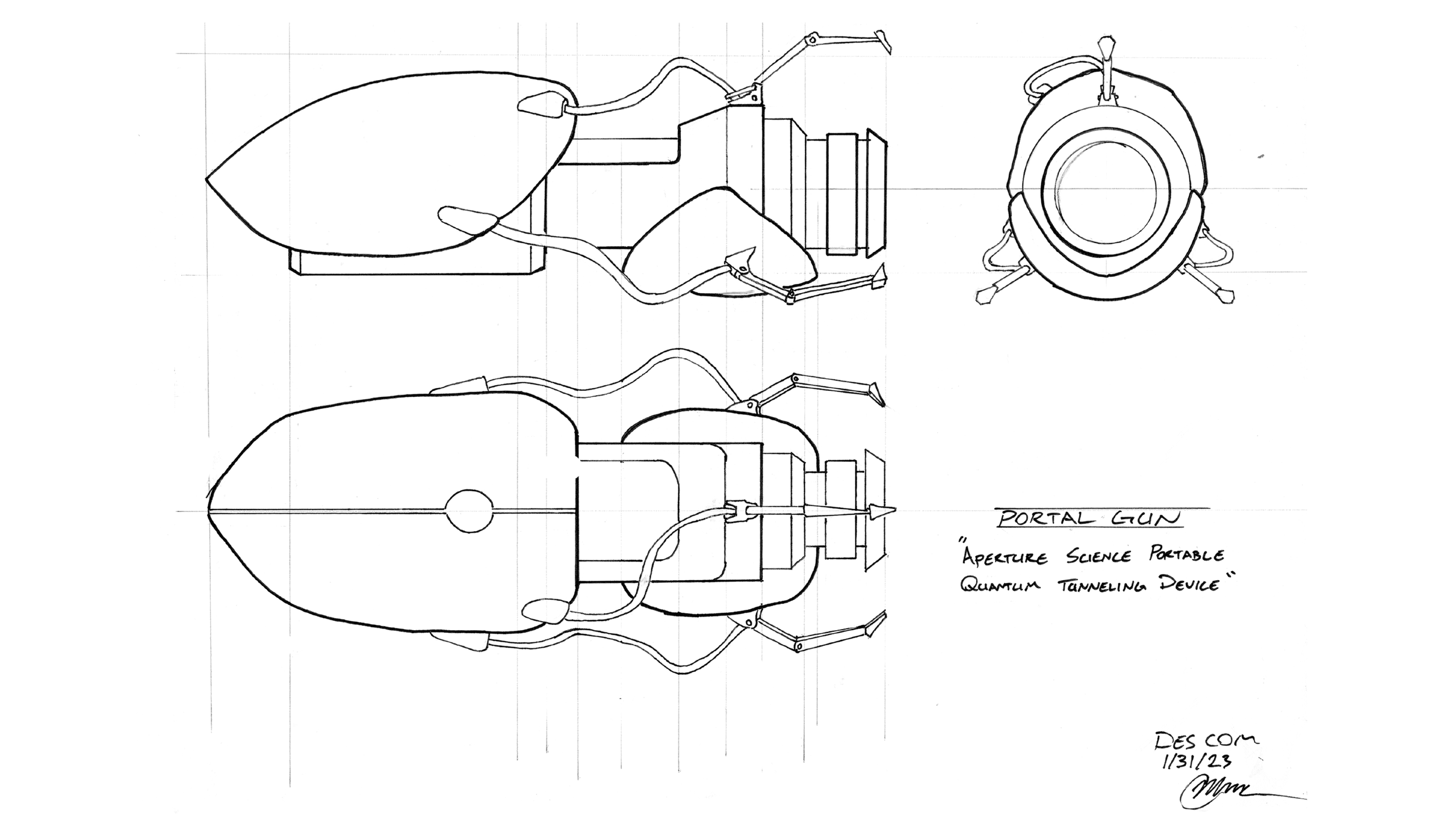 Portal Turret Blueprints