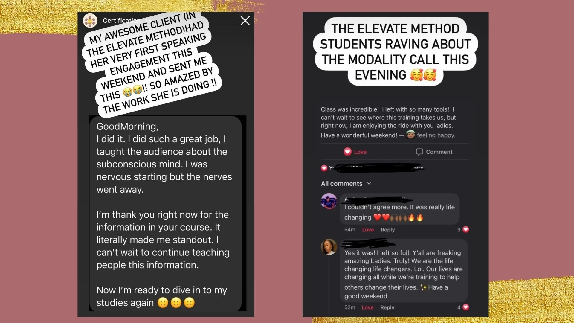 The Elevate Method Certification Program