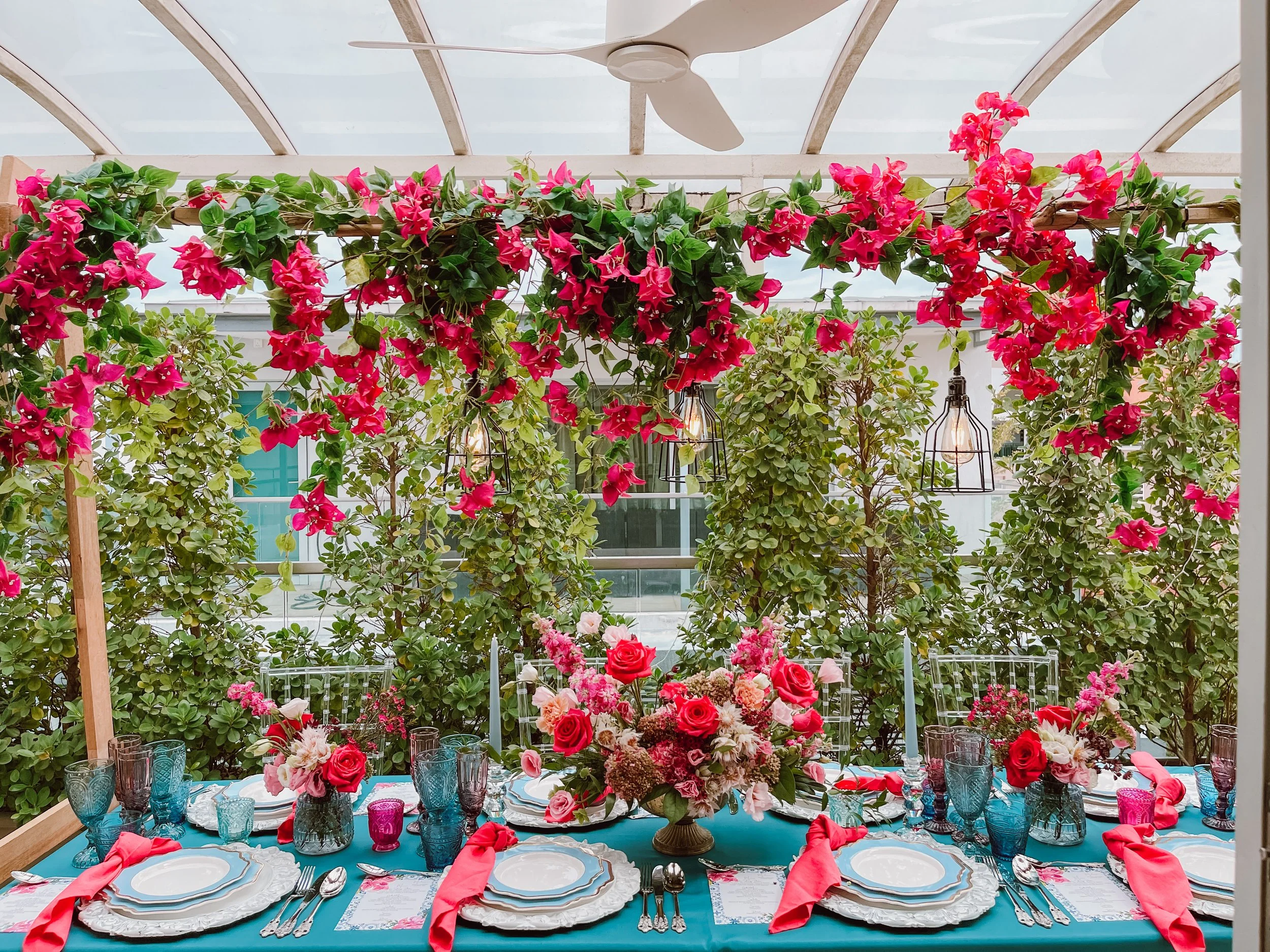 Coastal Santorini Table Styling — ESTILO & CO