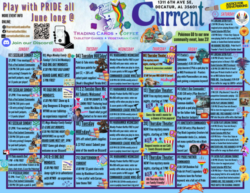 Event Schedule — CURRENT CARDS + COFFEE