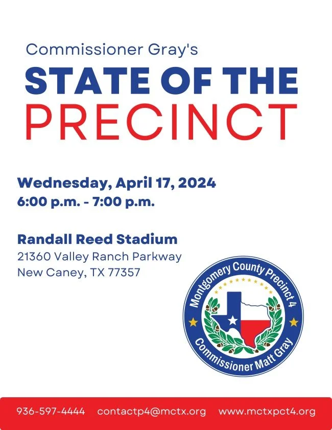 Commissioner Gray's State of the Precinct — Montgomery County Eagle Forum