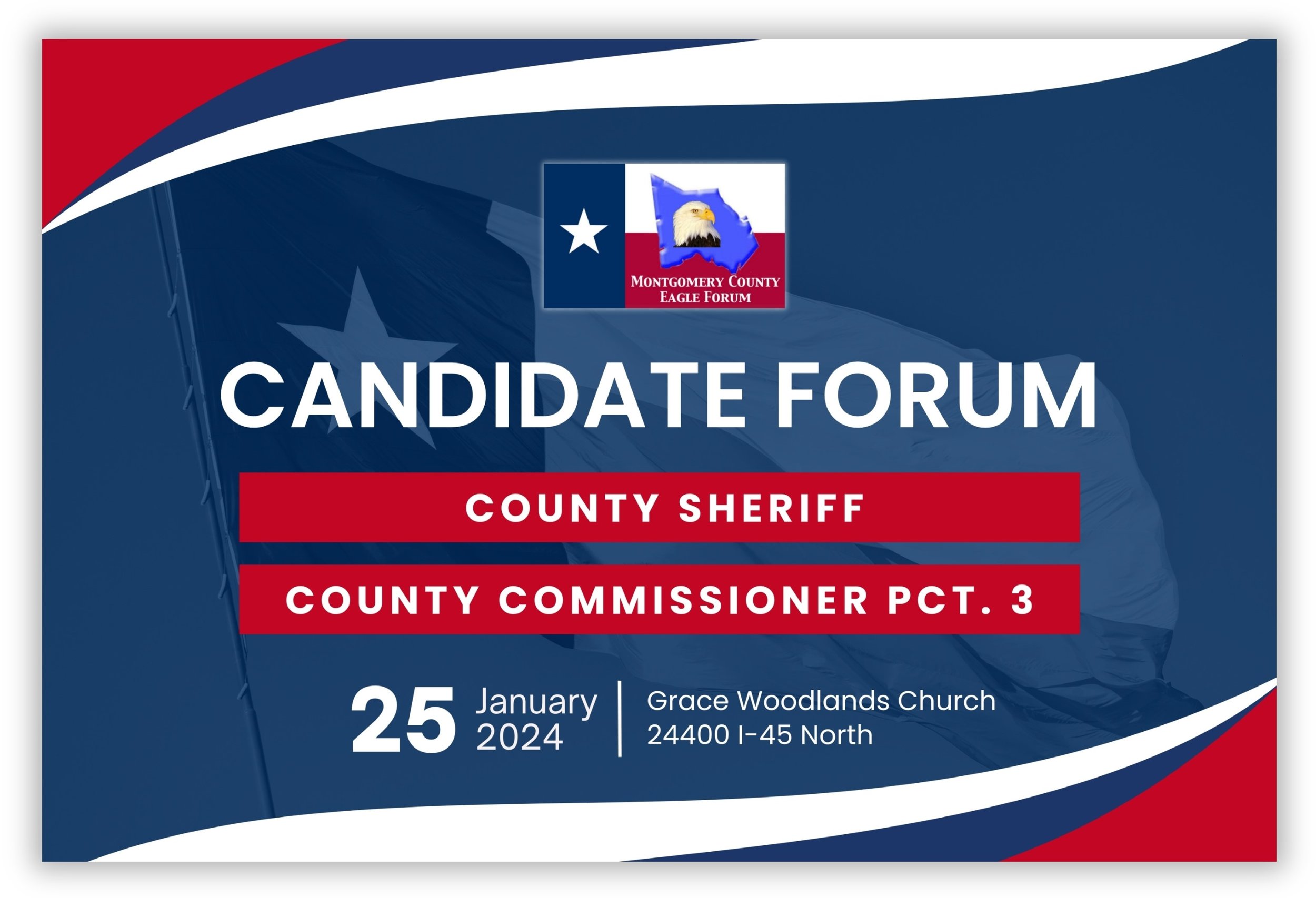 Candidate Forum: County Sheriff & Commissioner Pct. 3 — Montgomery ...