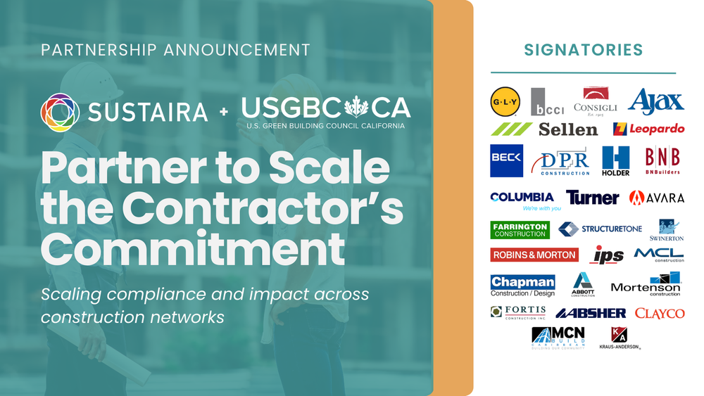 USGBC California Selects Sustaira as a Preferred Digital Sustainability ...