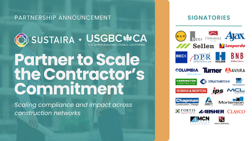 USGBC California Selects Sustaira as a Preferred Digital Sustainability ...
