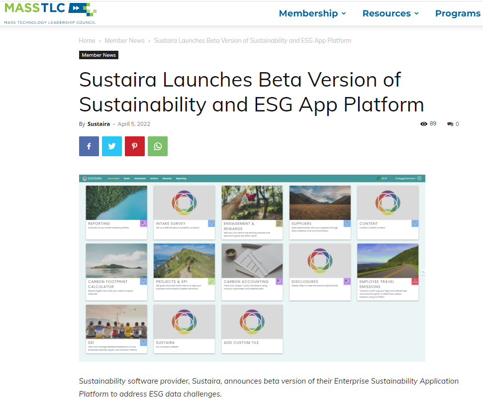 Sustaira Media and Reviews — Sustaira