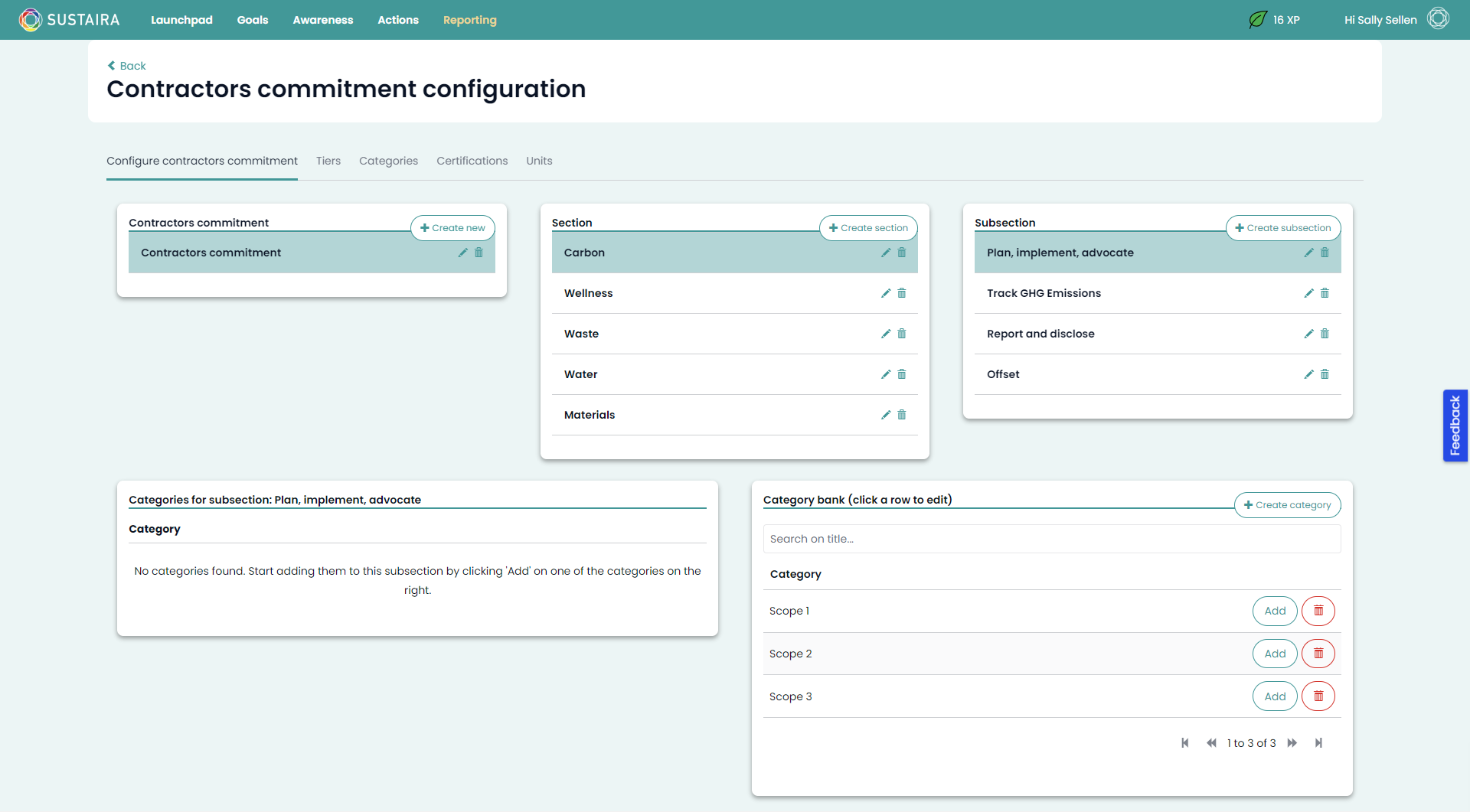 Contractors Commitment — Sustaira