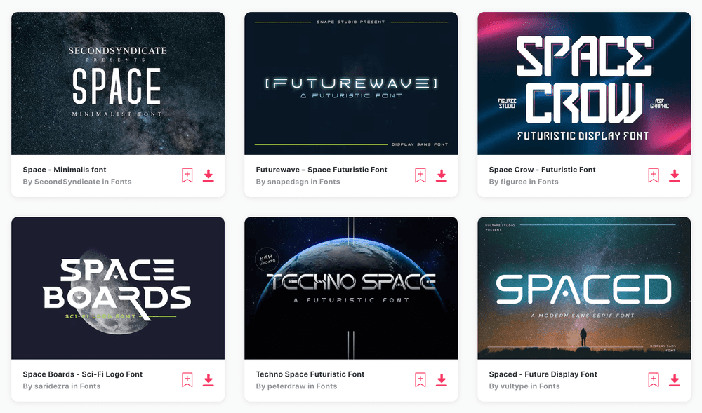 61+ Best Space Fonts For Your Next Design Project