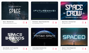 61+ Best Space Fonts For Your Next Design Project