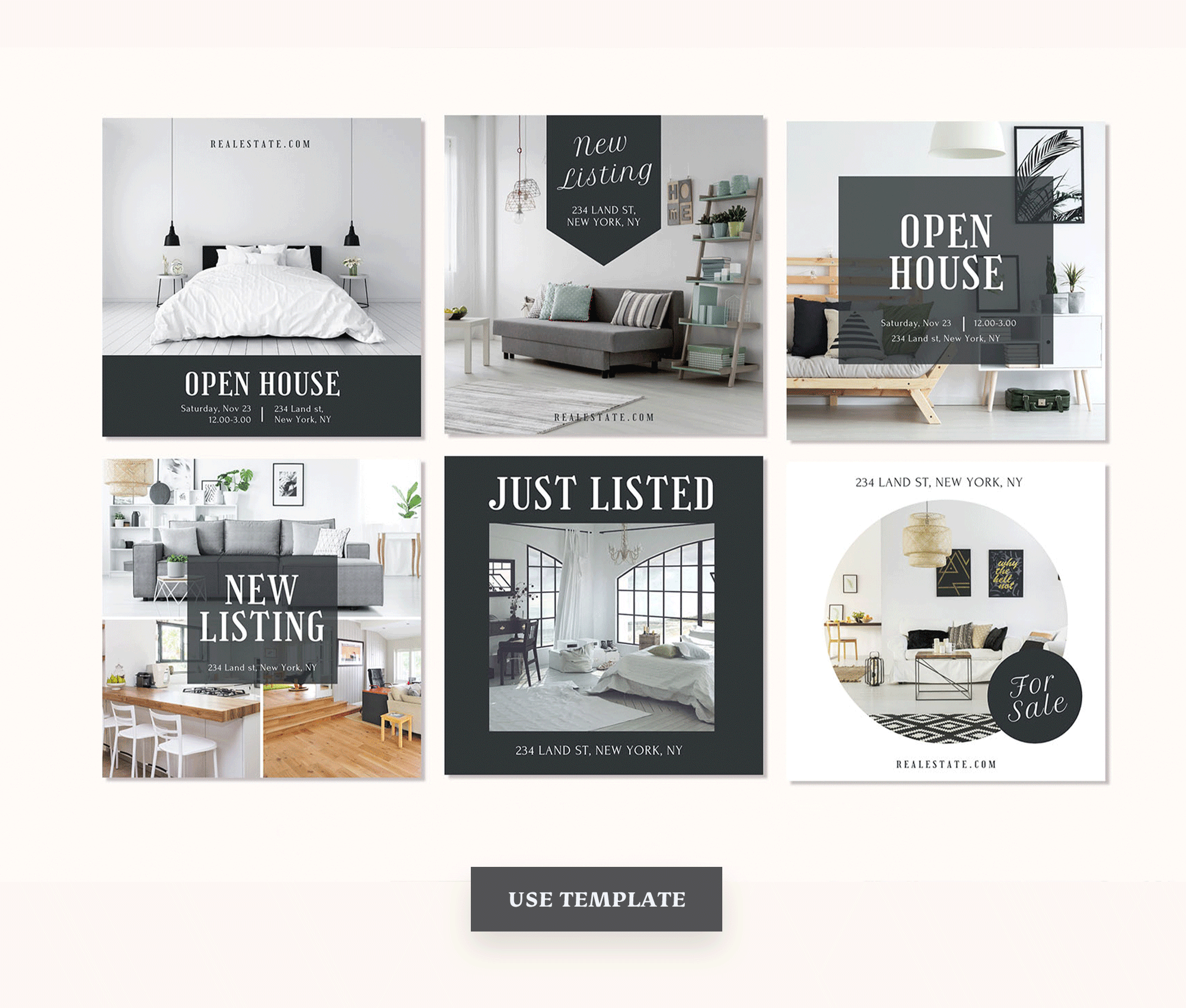 Stunning Graphic Design Templates to DIY your Real Estate Marketing ...