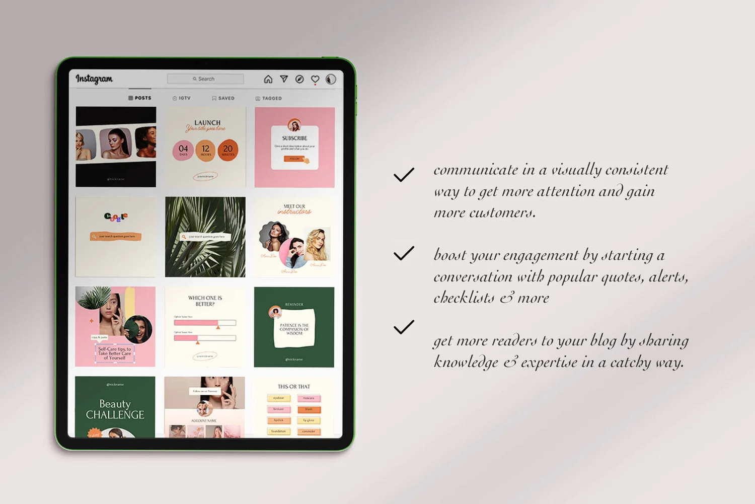 Instagram Layout Online