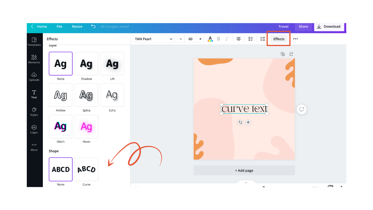 How To Curve Tex In Canva (Easy Vido Tutorial)
