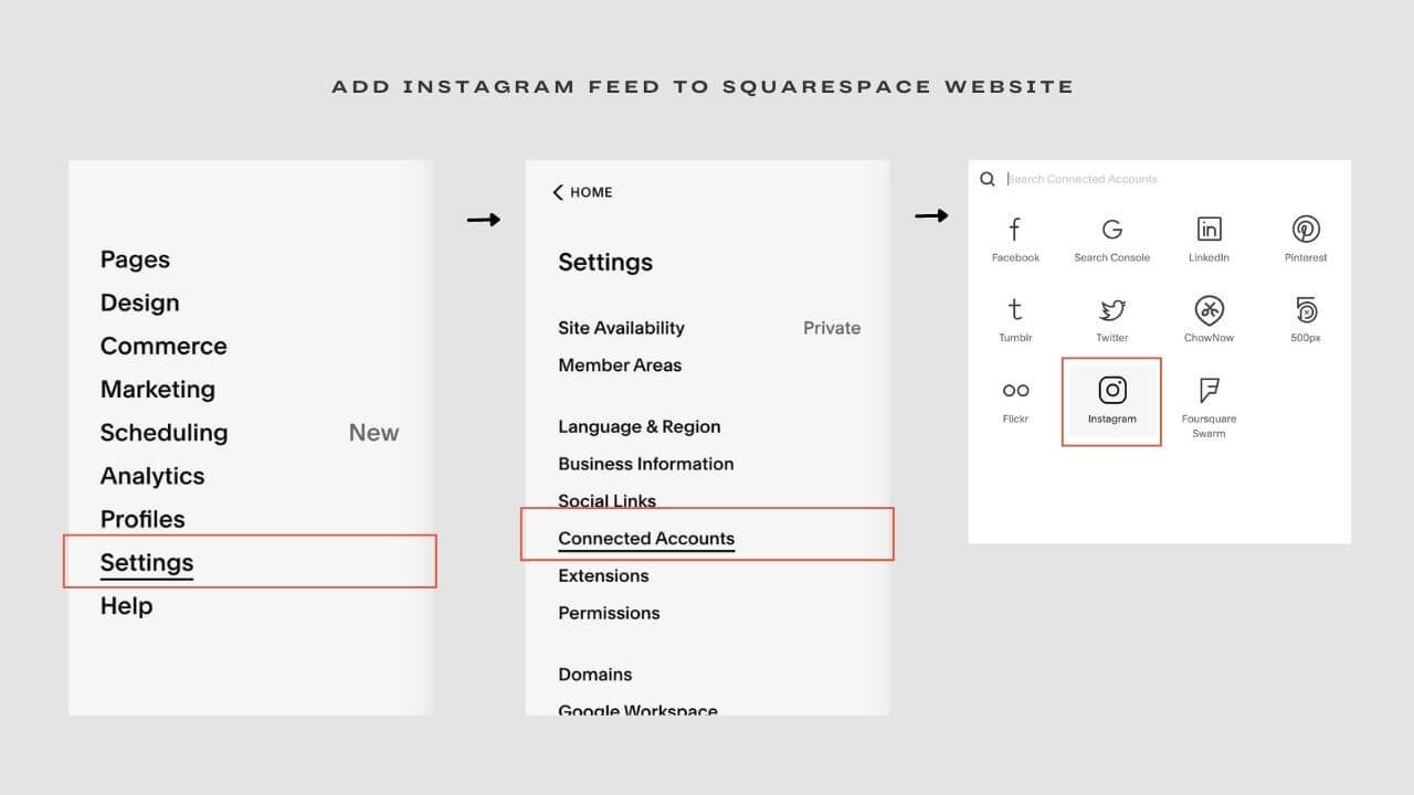 3 Easy Ways To Add Instagram Feed To Squarespace Website Video Tutorial