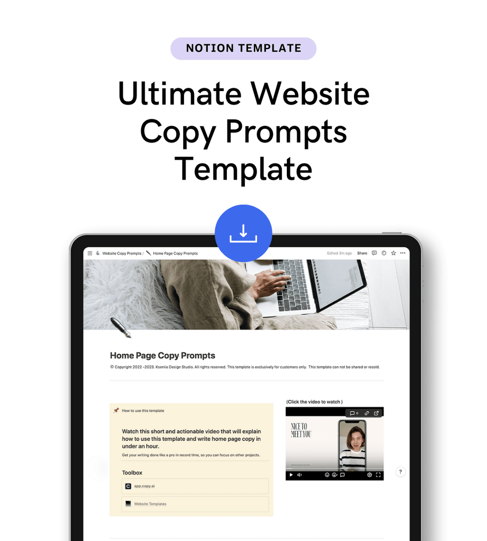 Free Guides — Shop Squarespace Website Templates | Kseniia Design