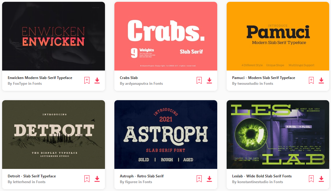 71 Best Slab Serif Fonts For A Bold And Unique Look