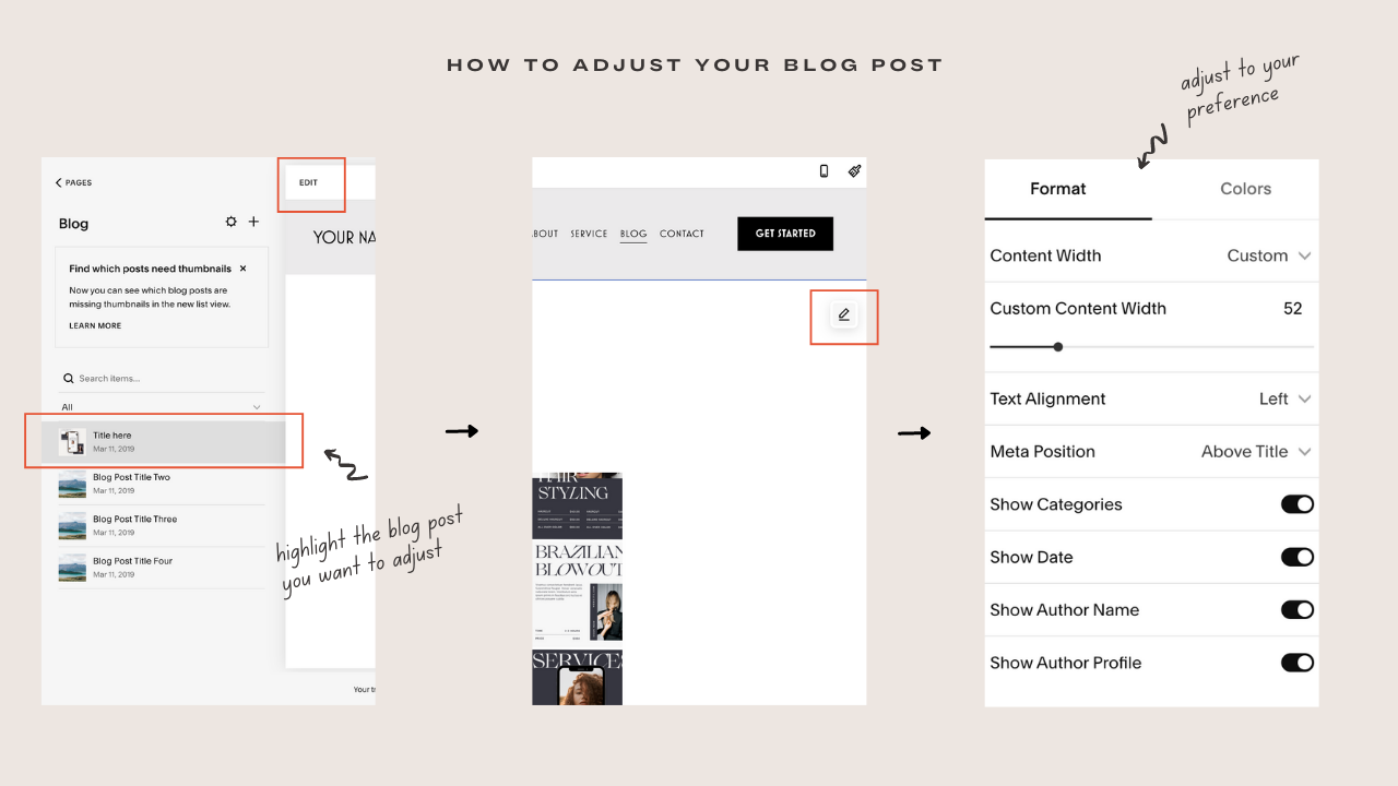 How to Create a Blog in Squarespace ( easy video tutorial )