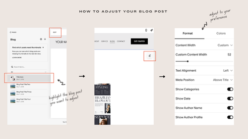 How to Create a Blog in Squarespace ( easy video tutorial )