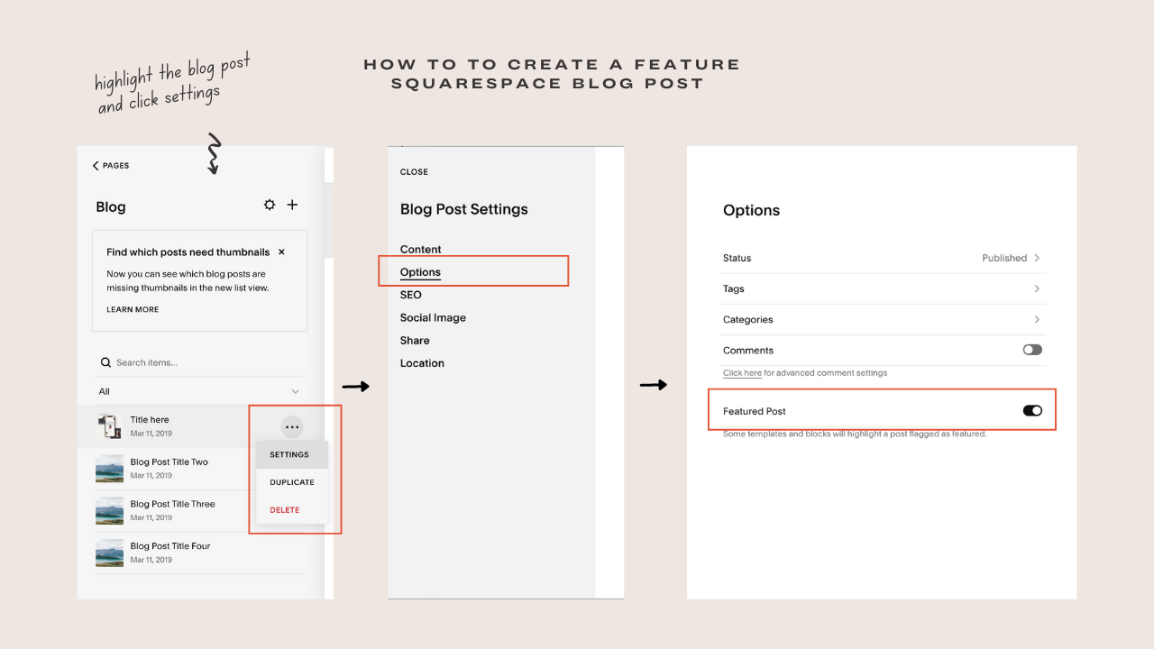 How to Create a Blog in Squarespace ( easy video tutorial )